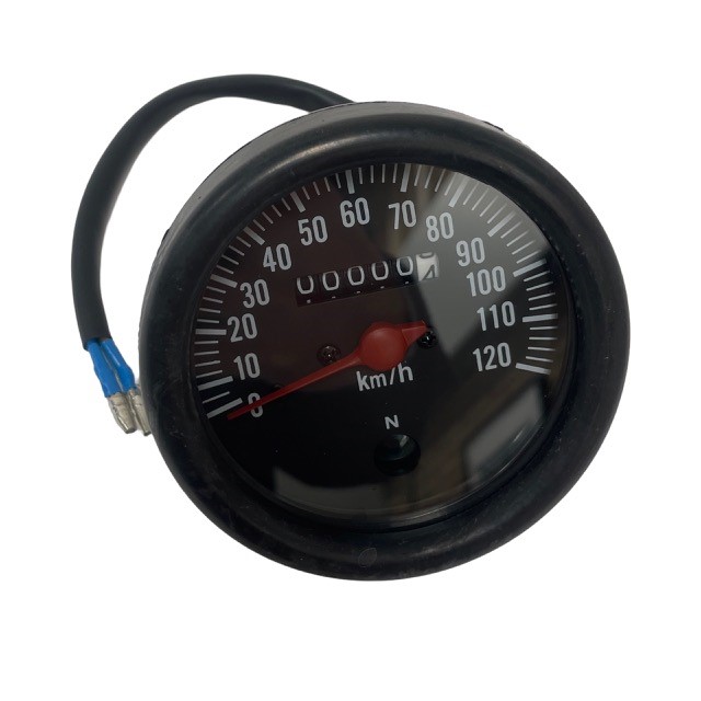 YAMAHA FS1-E, FS1 SPEEDOMETER IN CHROME KPH - Motorcycle & Moped Parts UK
