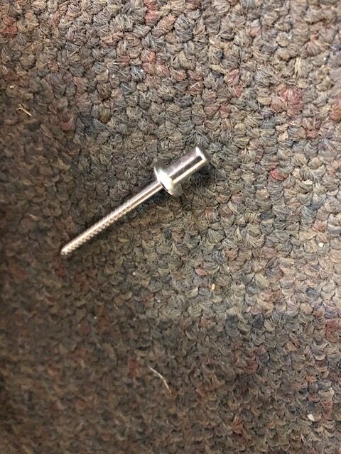 RIVET 4mm SPECIAL BLANK ENDED IN STAINLESS FOR SILENCER RIVET BANDS ...