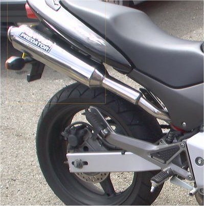 HONDA CB600 FY HORNET PC34A (1998-06) ROAD LEGAL SILENCER INC LINK PIPE ...