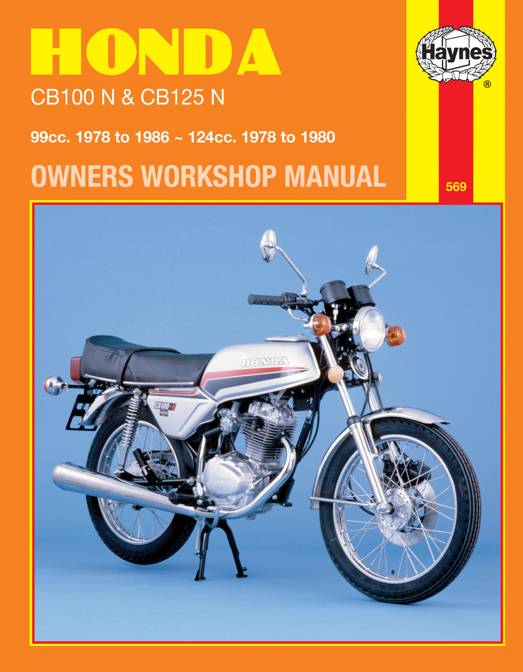 Honda CB100N 78-79, CB100NA 80-87, CB125N 1978-80 HAYNES WORKSHOP ...