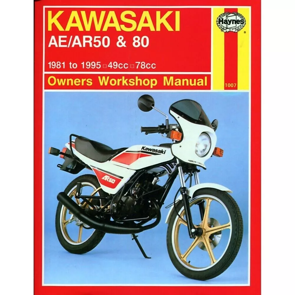 Kawasaki AE50, AE80, AR50, AR80 1981-95 HAYNES WORKSHOP MANUAL ...