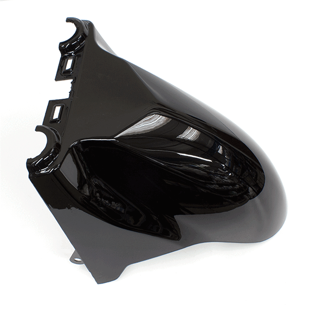 Front Half Gloss Black Mudguard for BT49QT-9 Scooters - Motorcycle ...