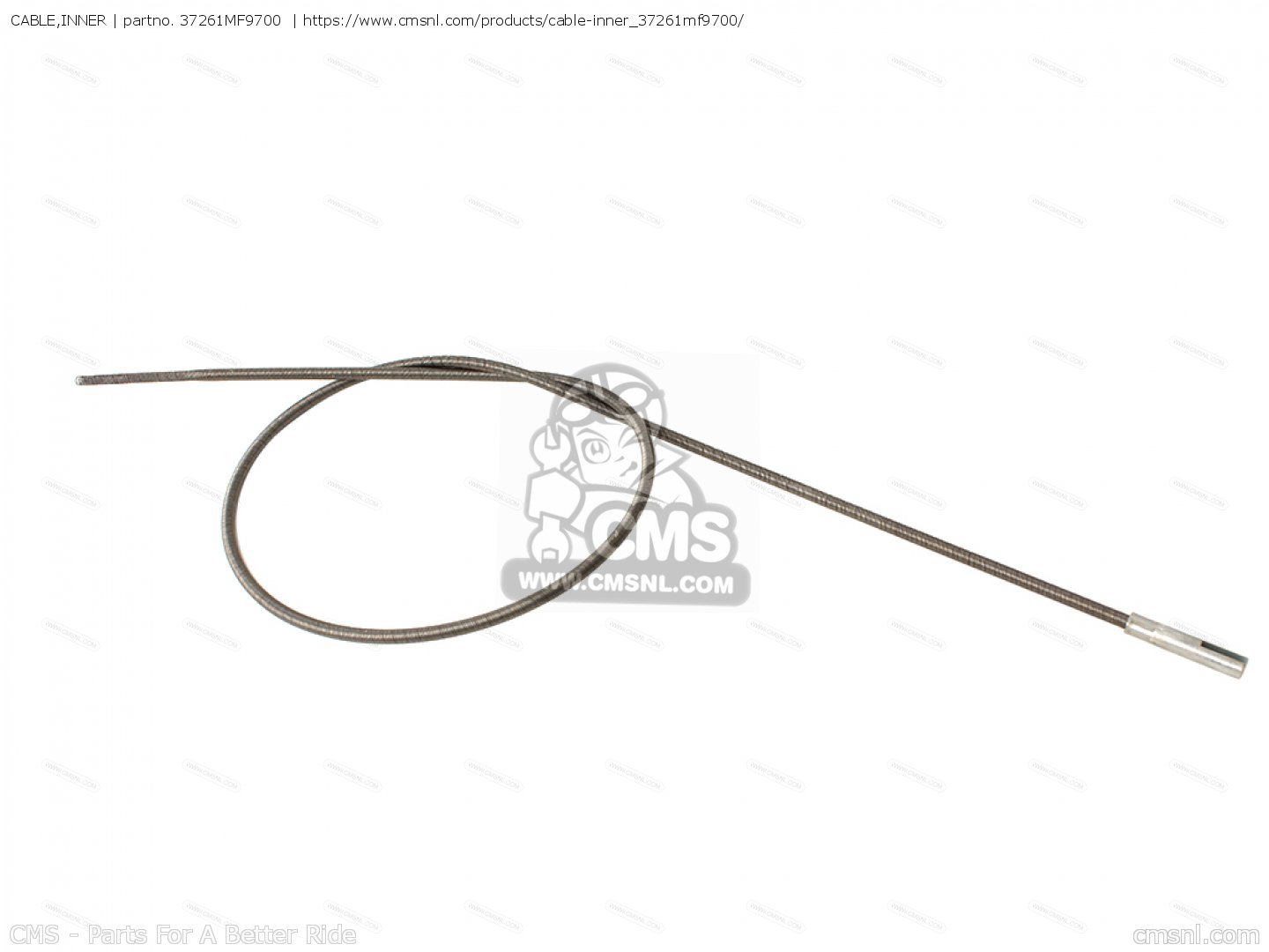 HONDA VT500E SPEEDO CABLE INNER CABLE 37261-MF9-700 - Motorcycle ...