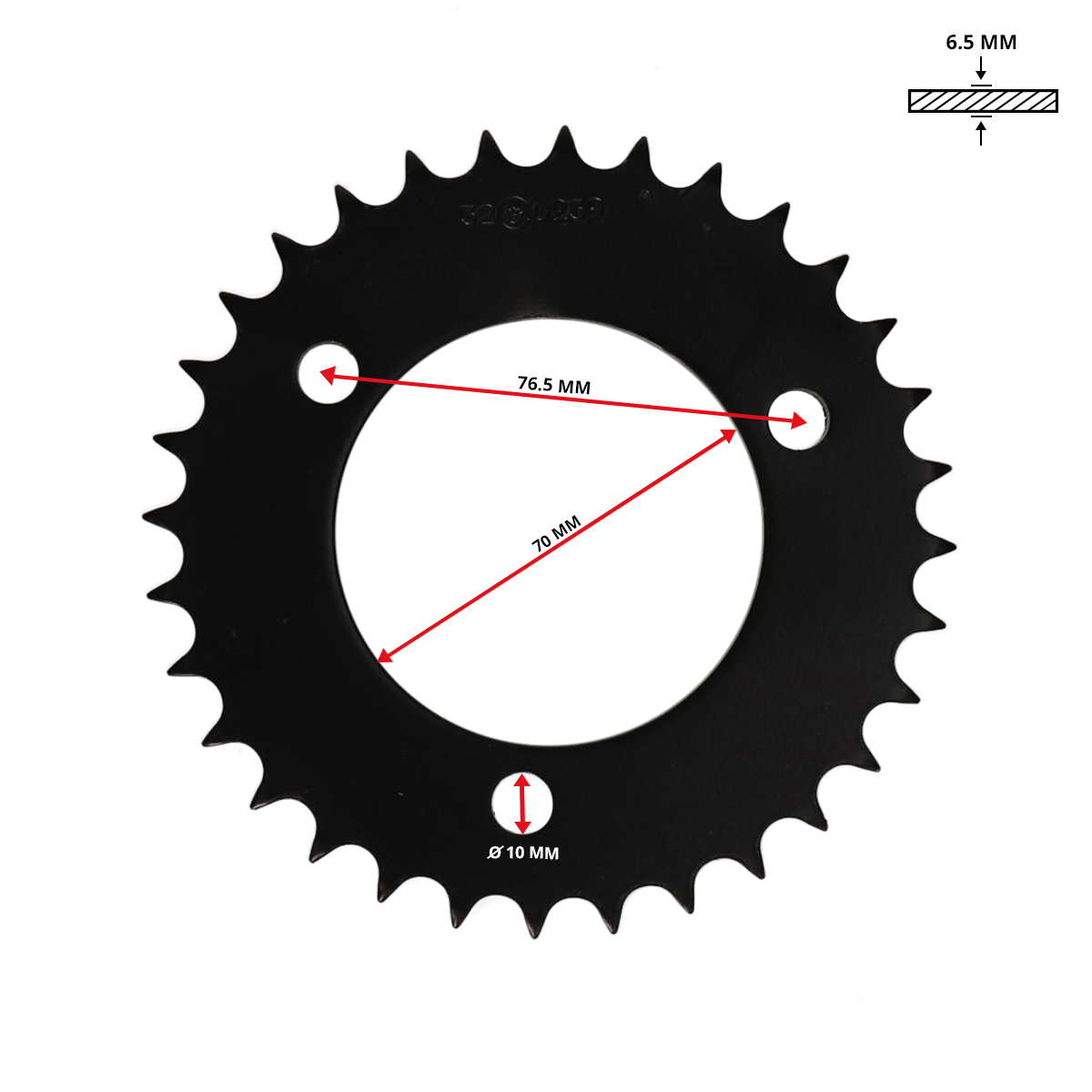 HONDA MB50, MBX50, MT50, MTX50 Rear sprocket Cog 32 Teeth MMP11499 ...